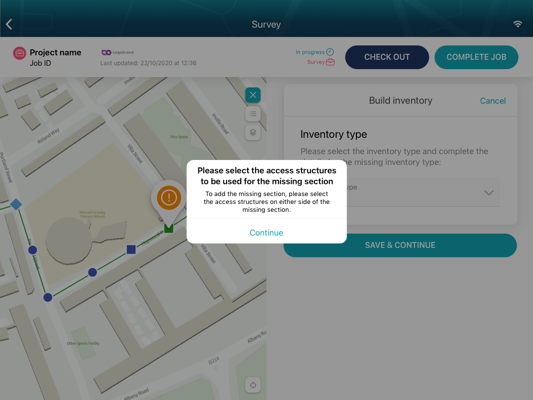 Build Module: Survey Workflow - Recording Missing Inventory