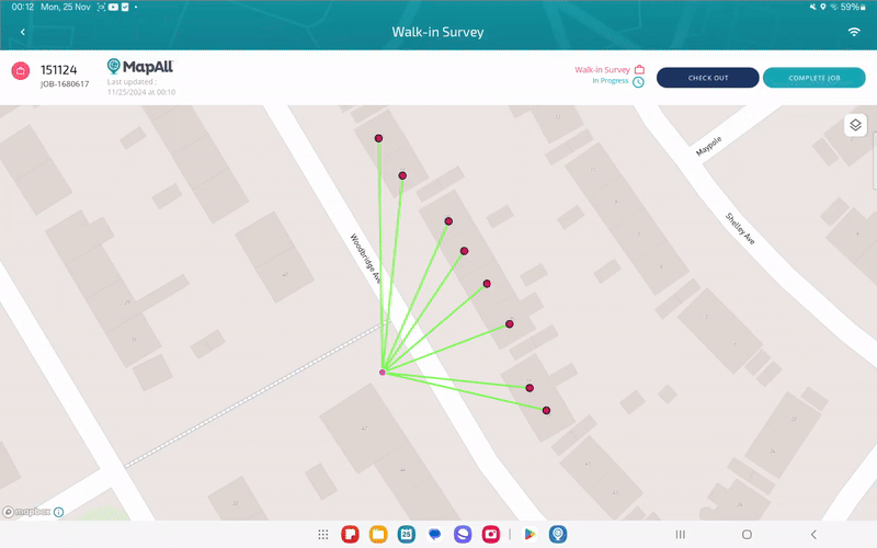 Walk In Survey (App)